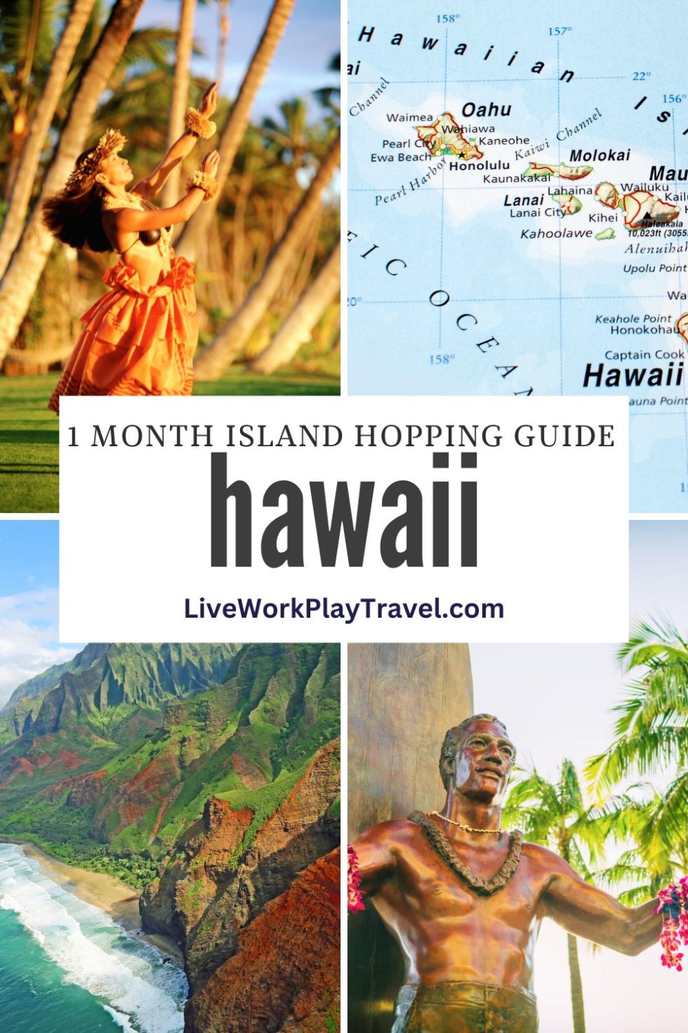 1 Month Hawaiian Island Hopping Itinerary